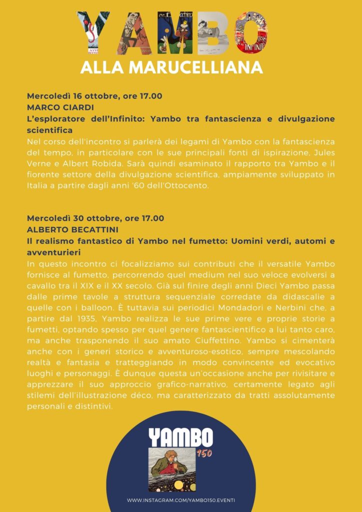 30 ottobre – IL REALISMO FANTASTICO DI YAMBO NEL FUMETTO: UOMINI VERDI ...